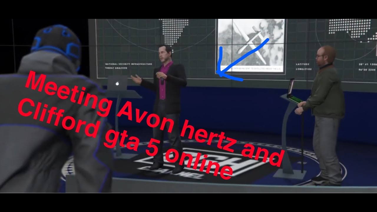 Gta 5 online meeting avon hertz and clifford - YouTube