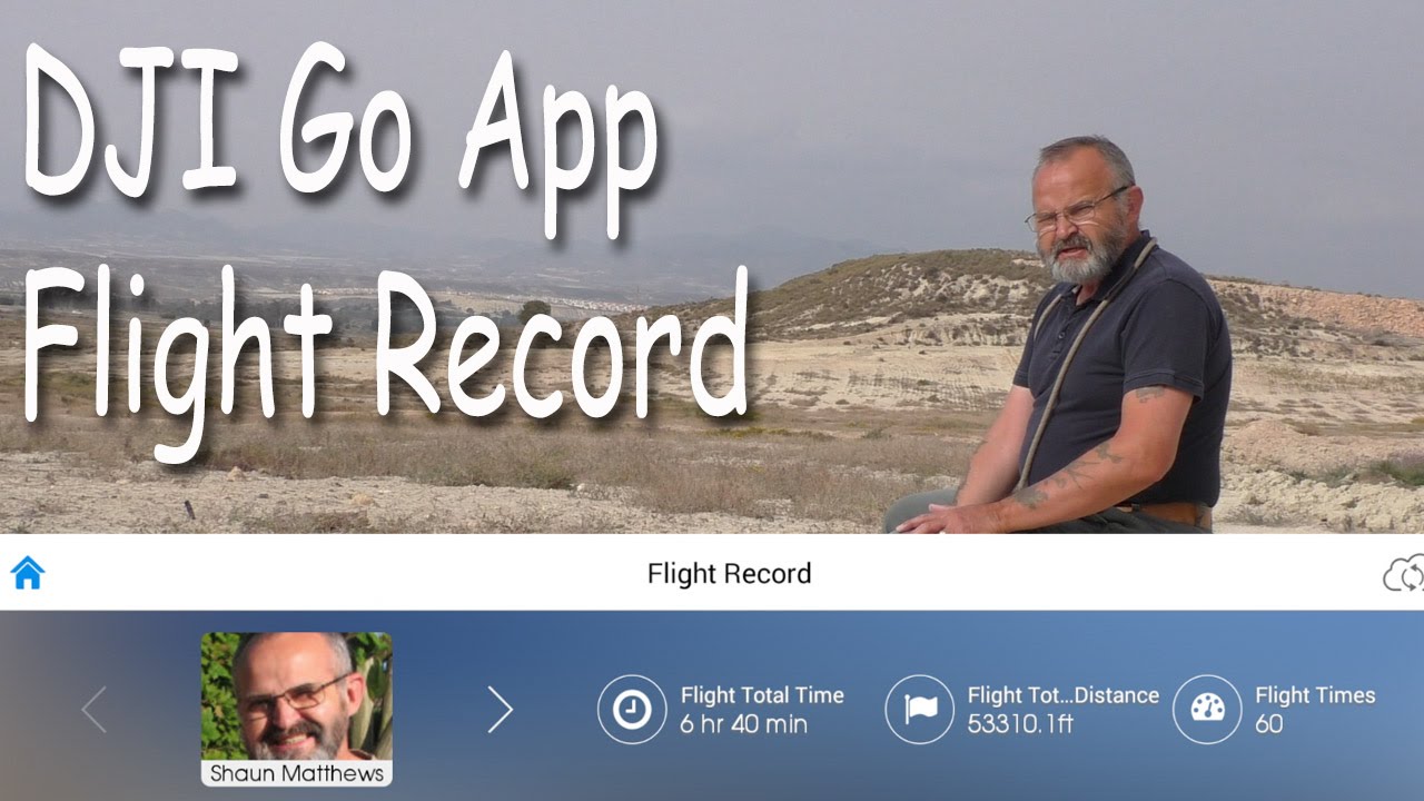 DJI Go App Flight Record - YouTube