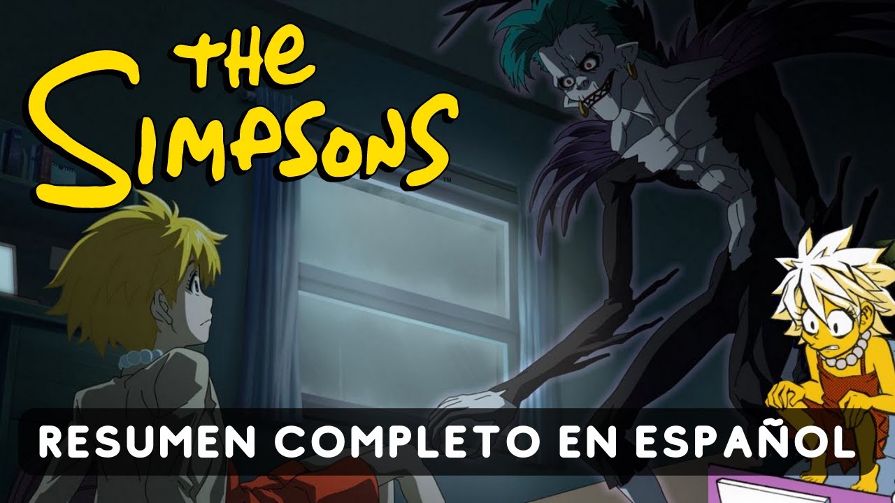 DEATH TOME | Los Simpsons : Resumen | La Casita del Horror | death note ...