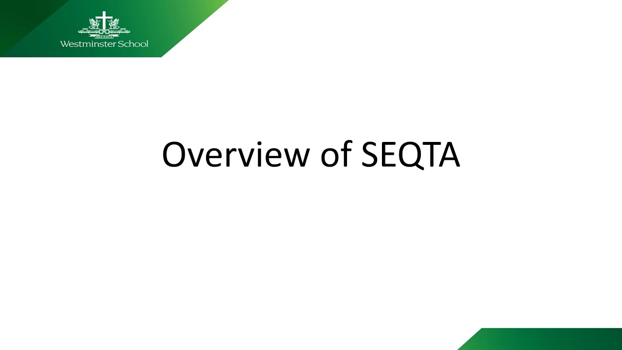 Parent SEQTA Access - YouTube
