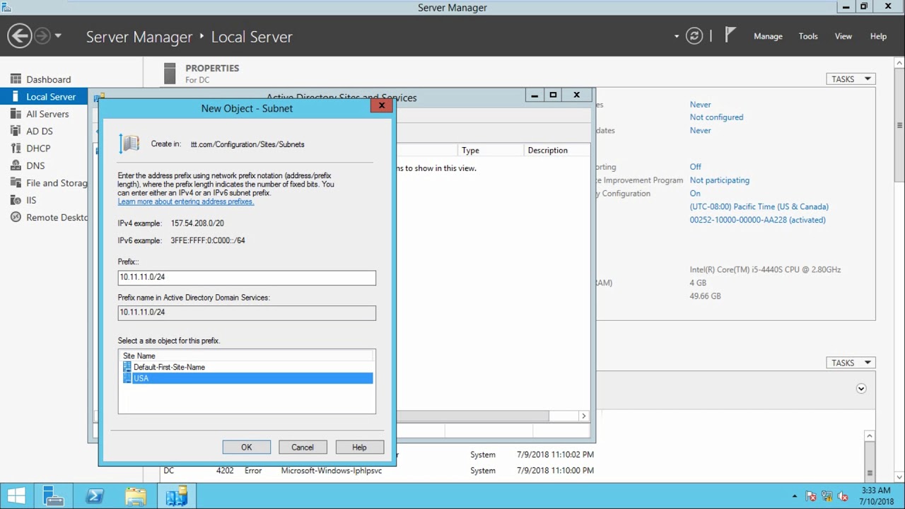 Class 7_How to create Child Domain on Windows Server 2012 R2 - YouTube