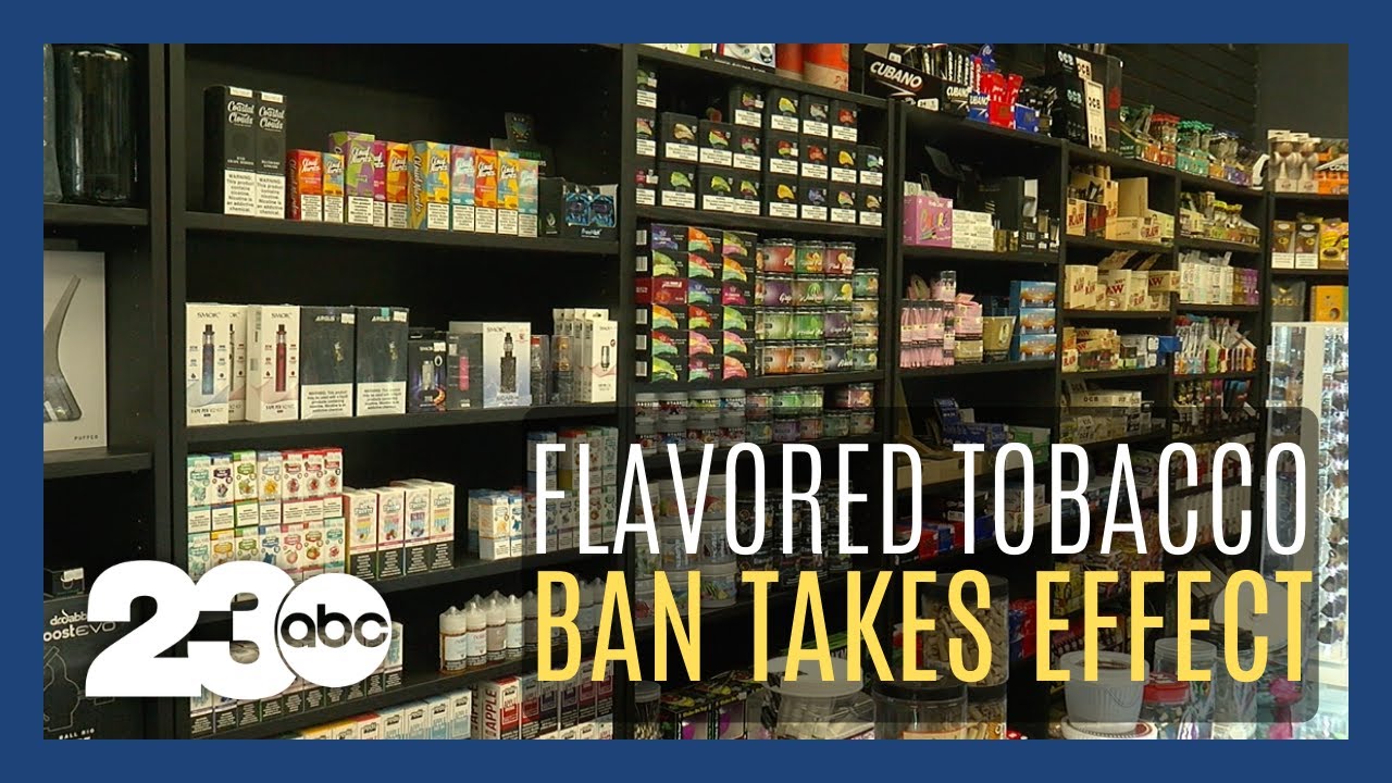 Flavored tobacco ban takes effect with mixed reactions - YouTube