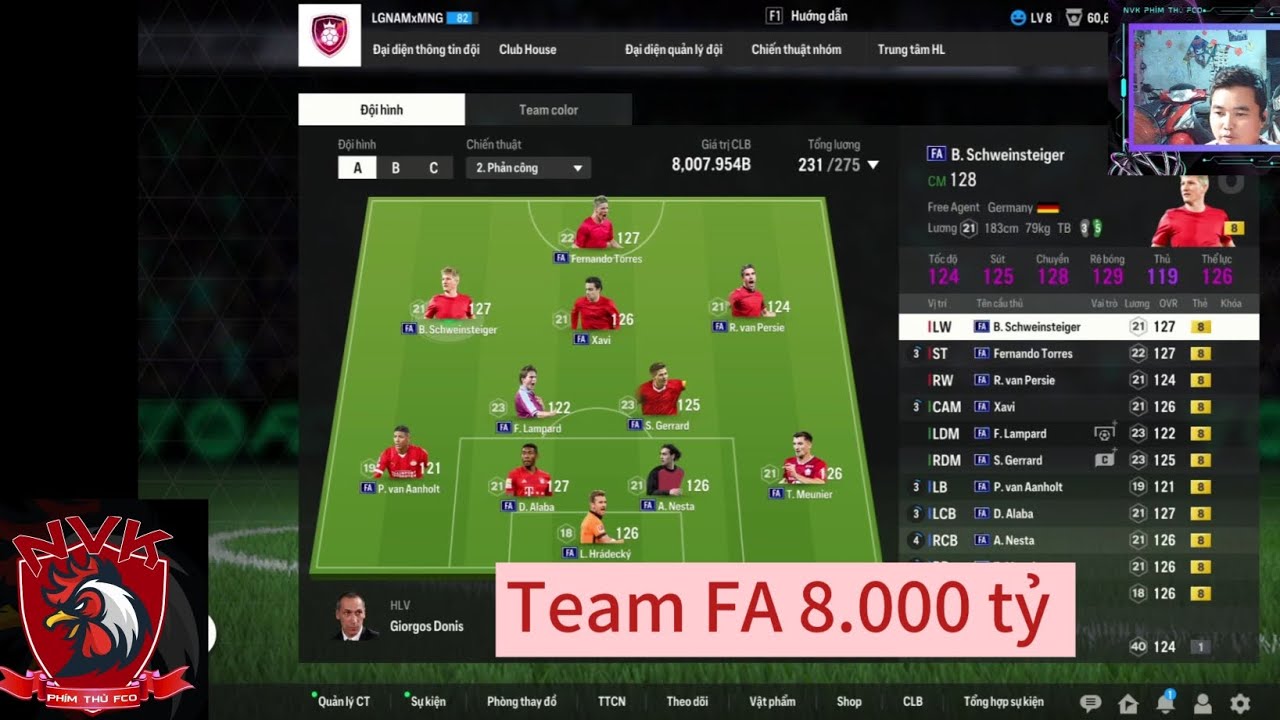 NVK Phím Thủ FCO cầm team FA +8 giá 8.000 tỷ leo rank và cái kết nhớ ...