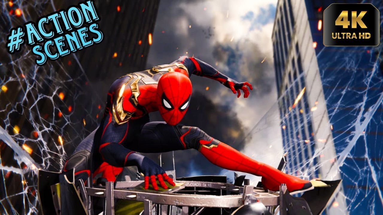 Marvel’s Spider-Man Remastered | FIGHTING AND ACTION SCENE | #gameplay ...