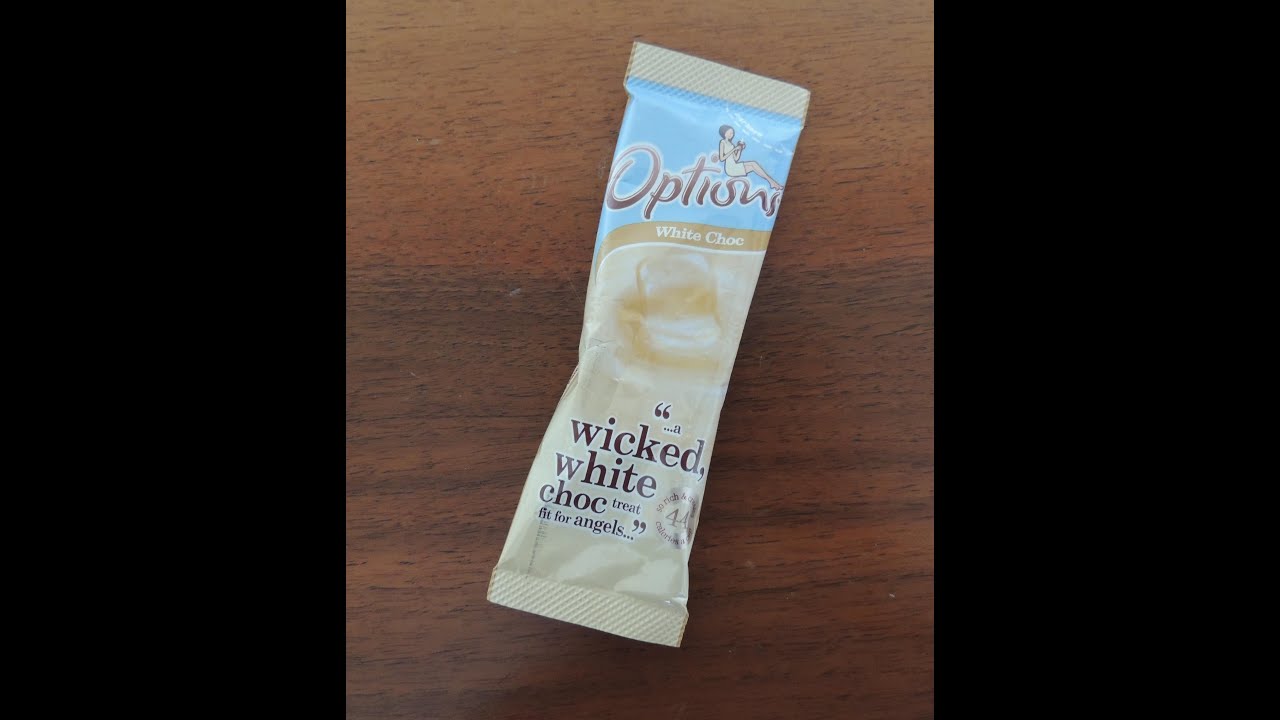 TASTE TEST RECENZJA OPTIONS WHITE CHOCOLATE BIAŁA CZEKOLADA DO PICIA ...