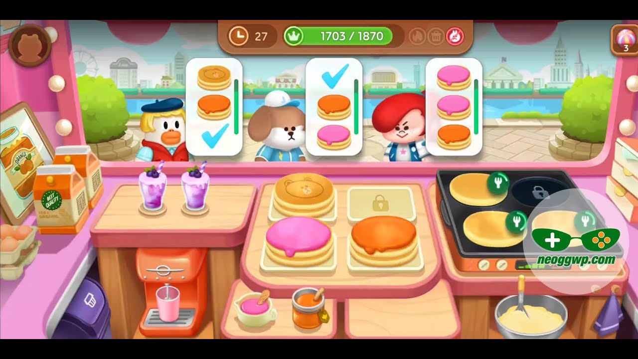 LINE CHEF (Android iOS APK) - Casual Gameplay Stage 1-12 - YouTube