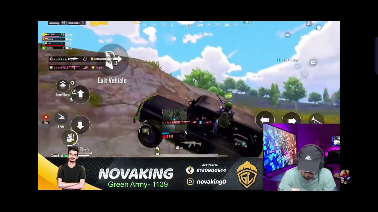 1v2 @Novaking Team In Pubg Global - YouTube