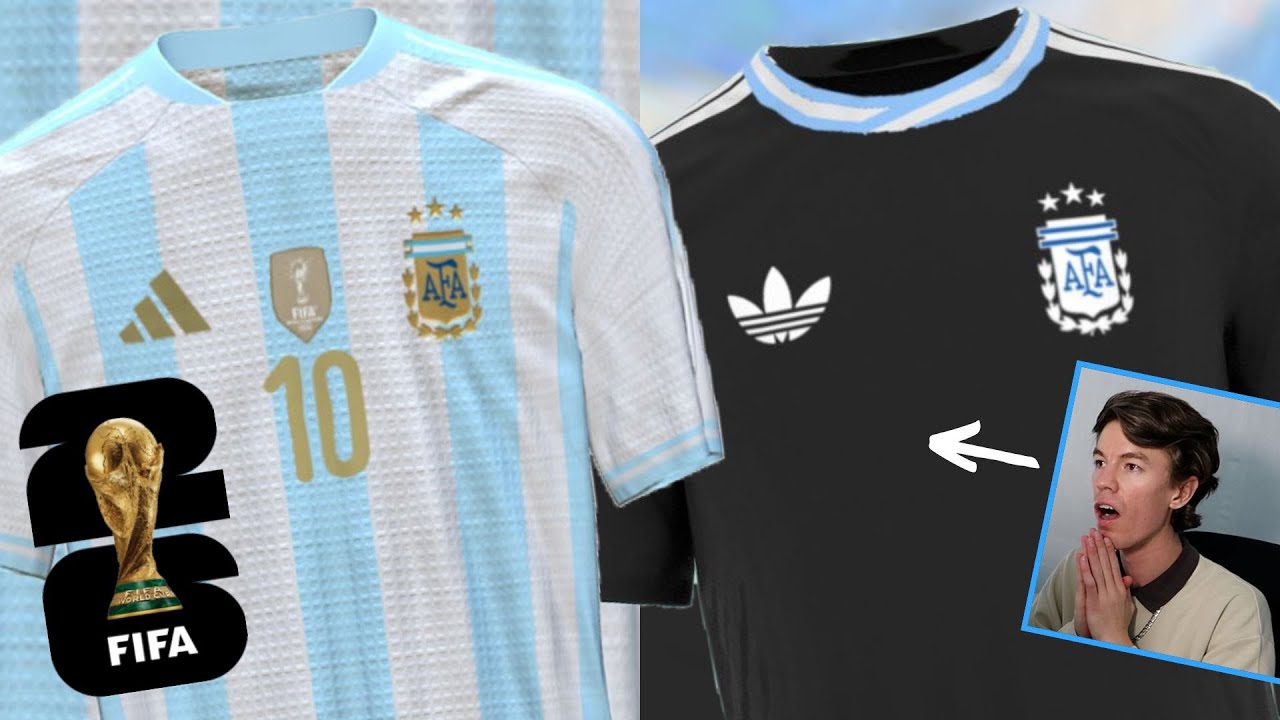 ¡NUEVAS CAMISETAS ADIDAS de ARGENTINA para el MUNDIAL 2026! - YouTube