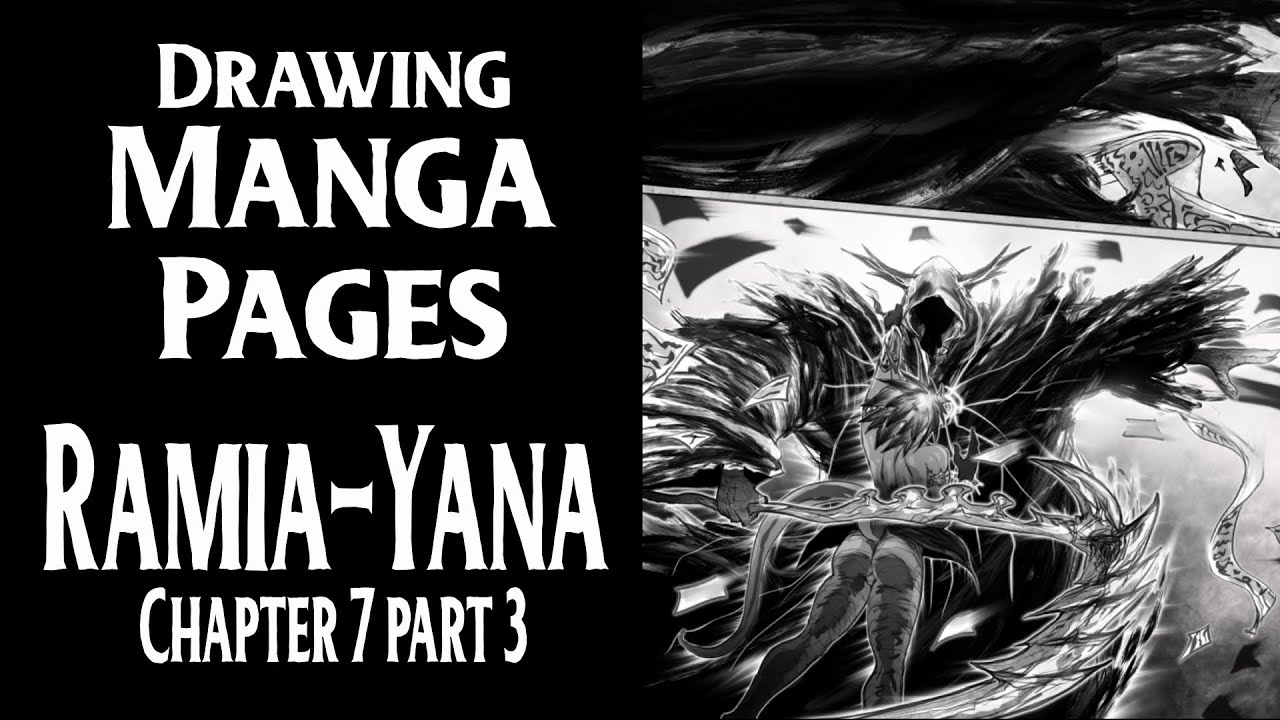 Drawing PAGES of my MANGA Ramia-Yana - YouTube