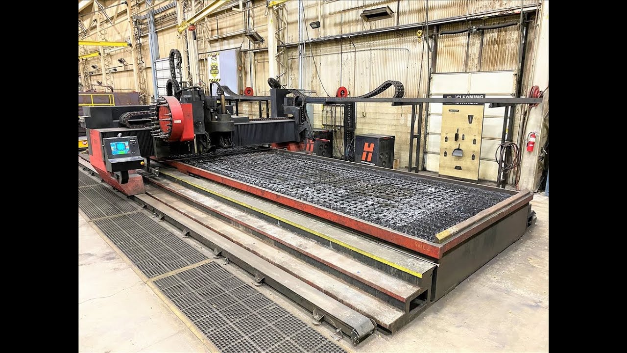 Kinetic K5000DA CNC Plate Processing Center - YouTube