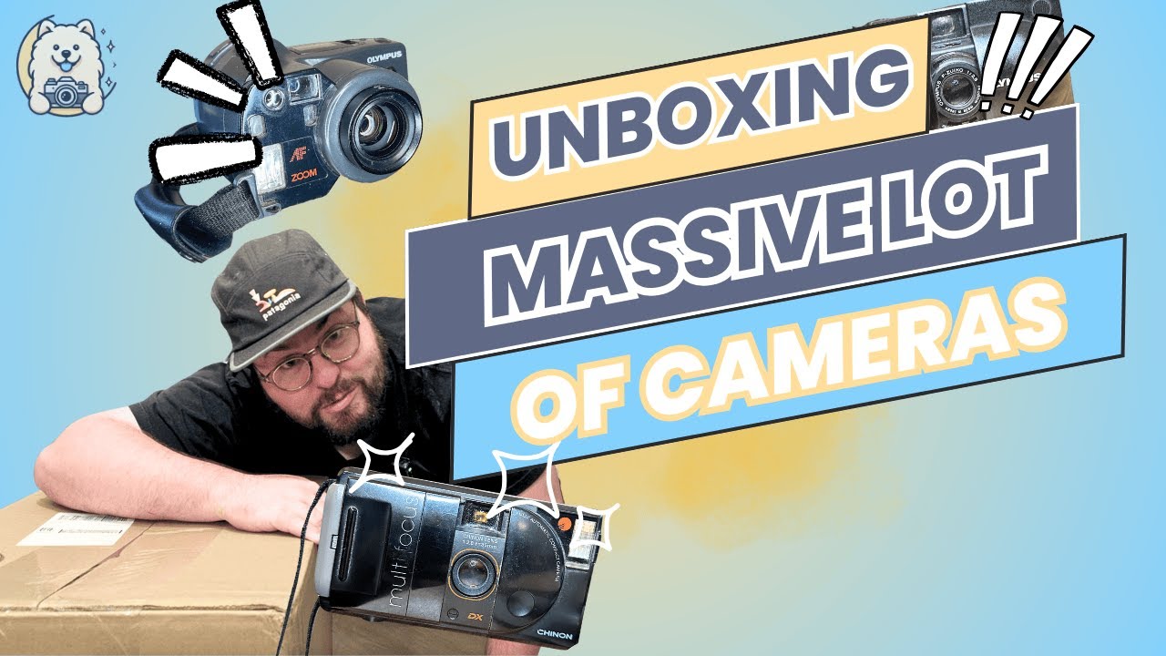 Unboxing a MASSIVE film camera lot | 18lbs to be exact - YouTube