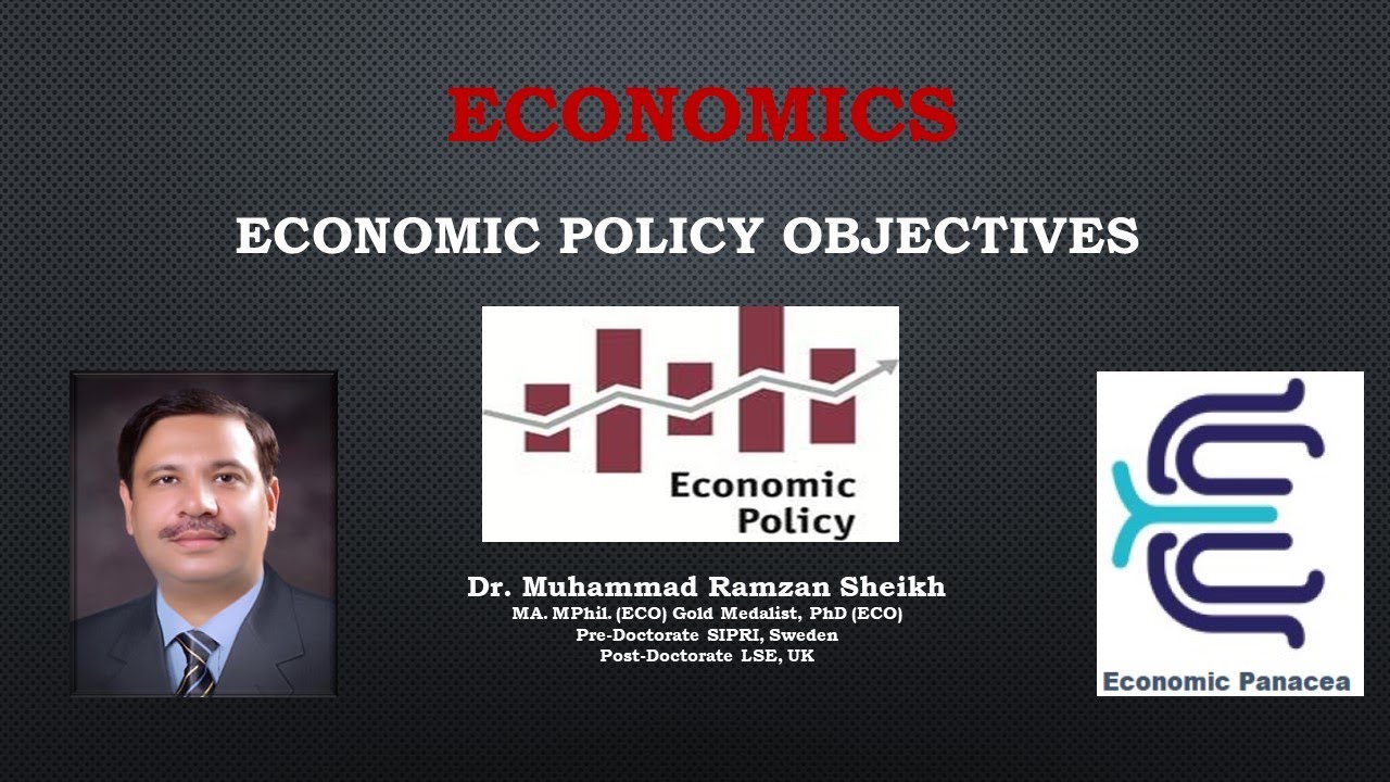 Economic Policy Objectives - YouTube