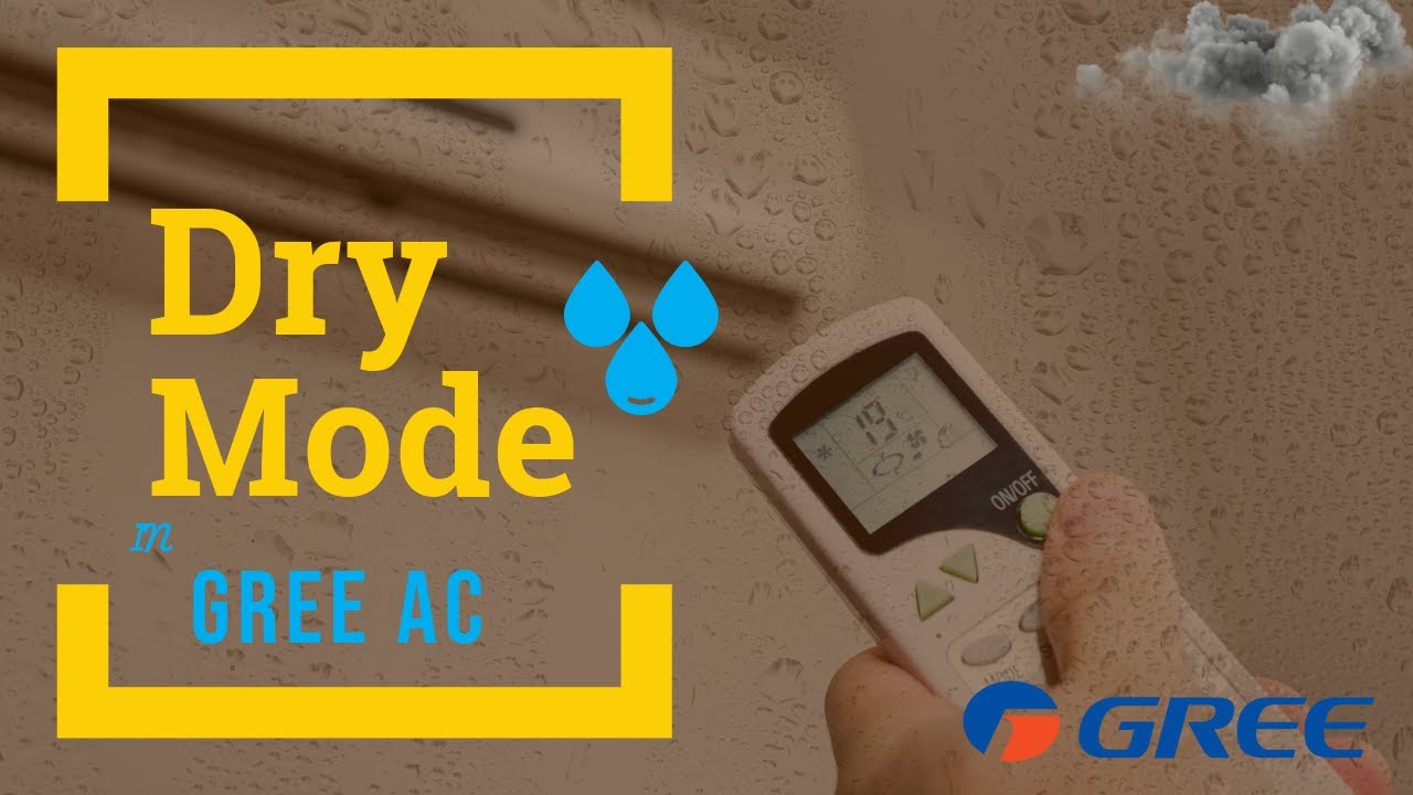 Gree AC DRY Mode💧 | Dehumidifier Mode In Gree AC - YouTube