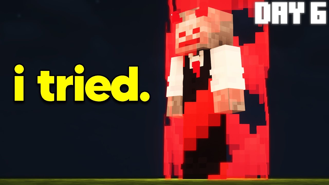 TRAPPED in a Shrinking Minecraft World - Day 6 - YouTube