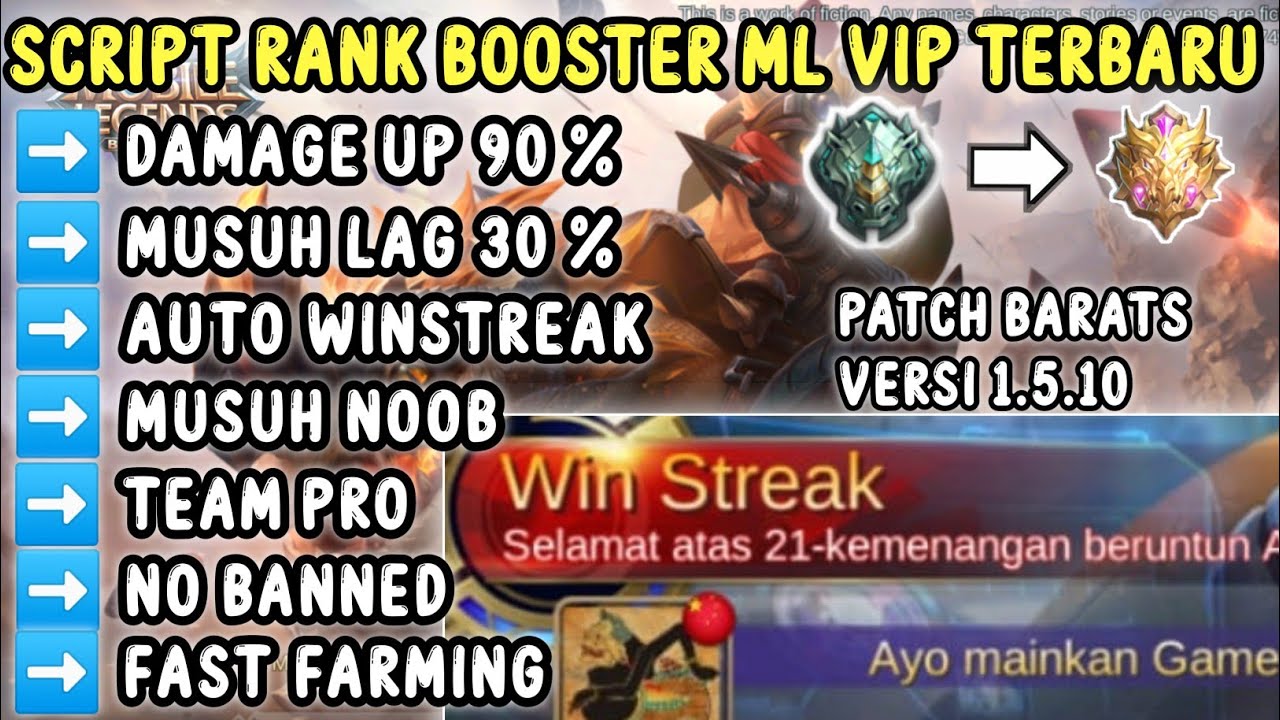 New Update!! Apk Rank Booster Mobile Legend Terbaru Auto Winstreak ...