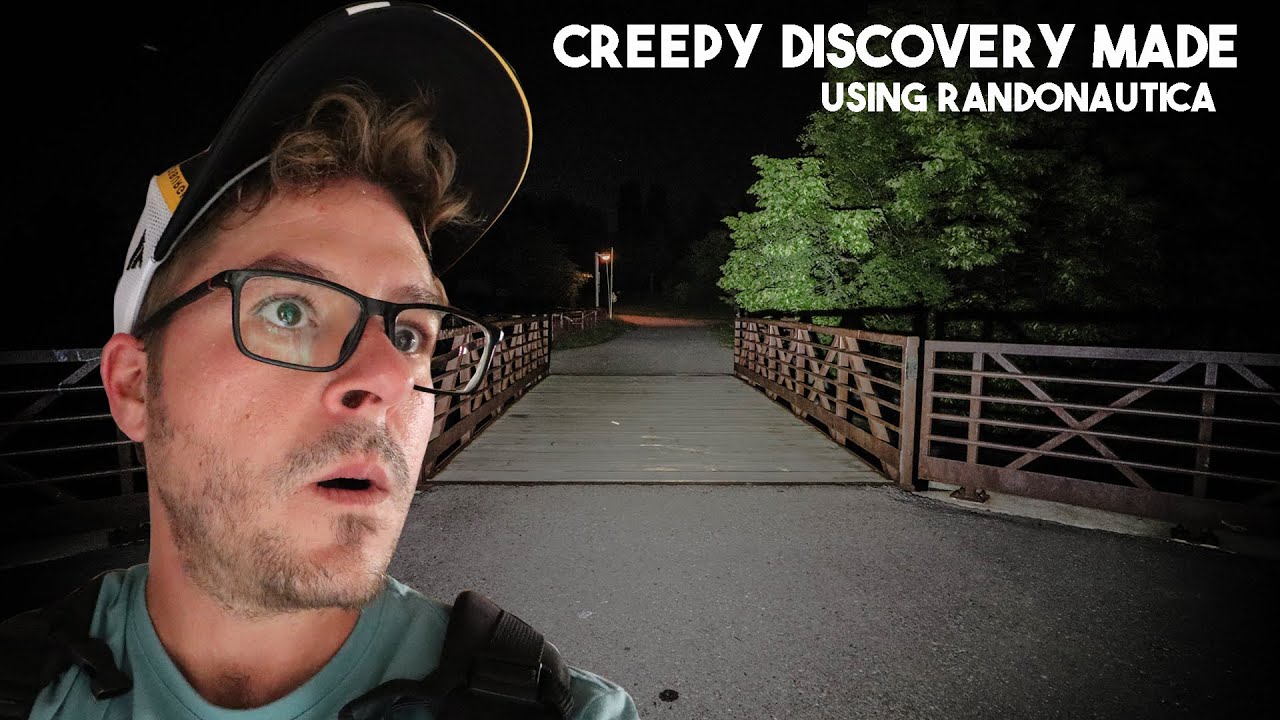 VERY CREEPY DISCOVERY IN THE WOODS USING RANDONAUTICA ALONE - YouTube