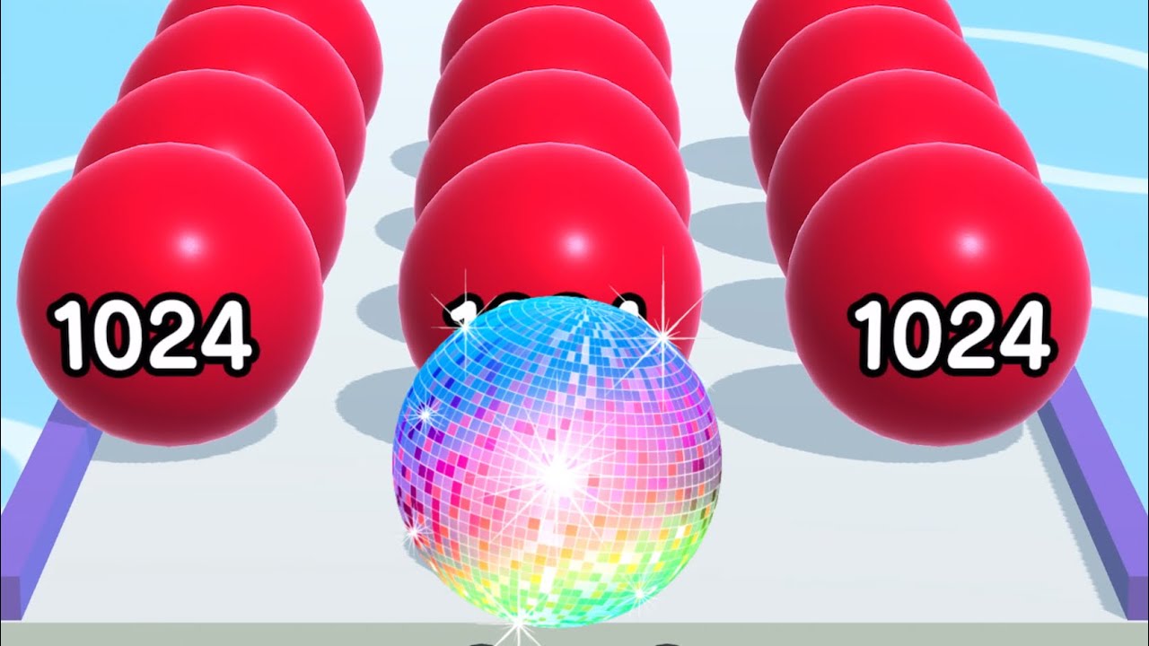 BALL RUN 2048 🎱 💕- All Levels Gameplay Android, iOS v.74 - YouTube