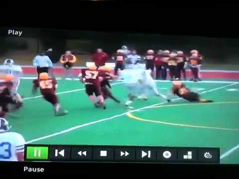The best freshman football play ever! - YouTube