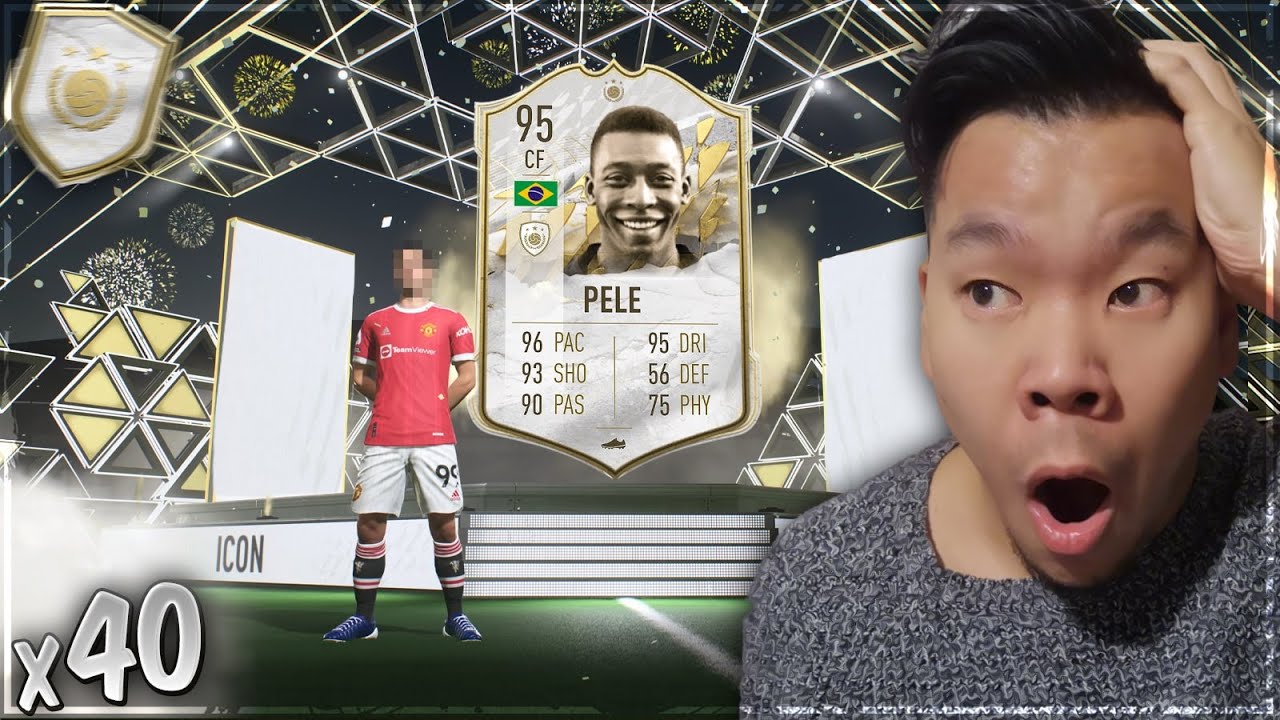 WTF MID PELE IM BABY ICON PACK!! 😱 DAS ZIEHT MAN AUS 40x BASE ICON ...