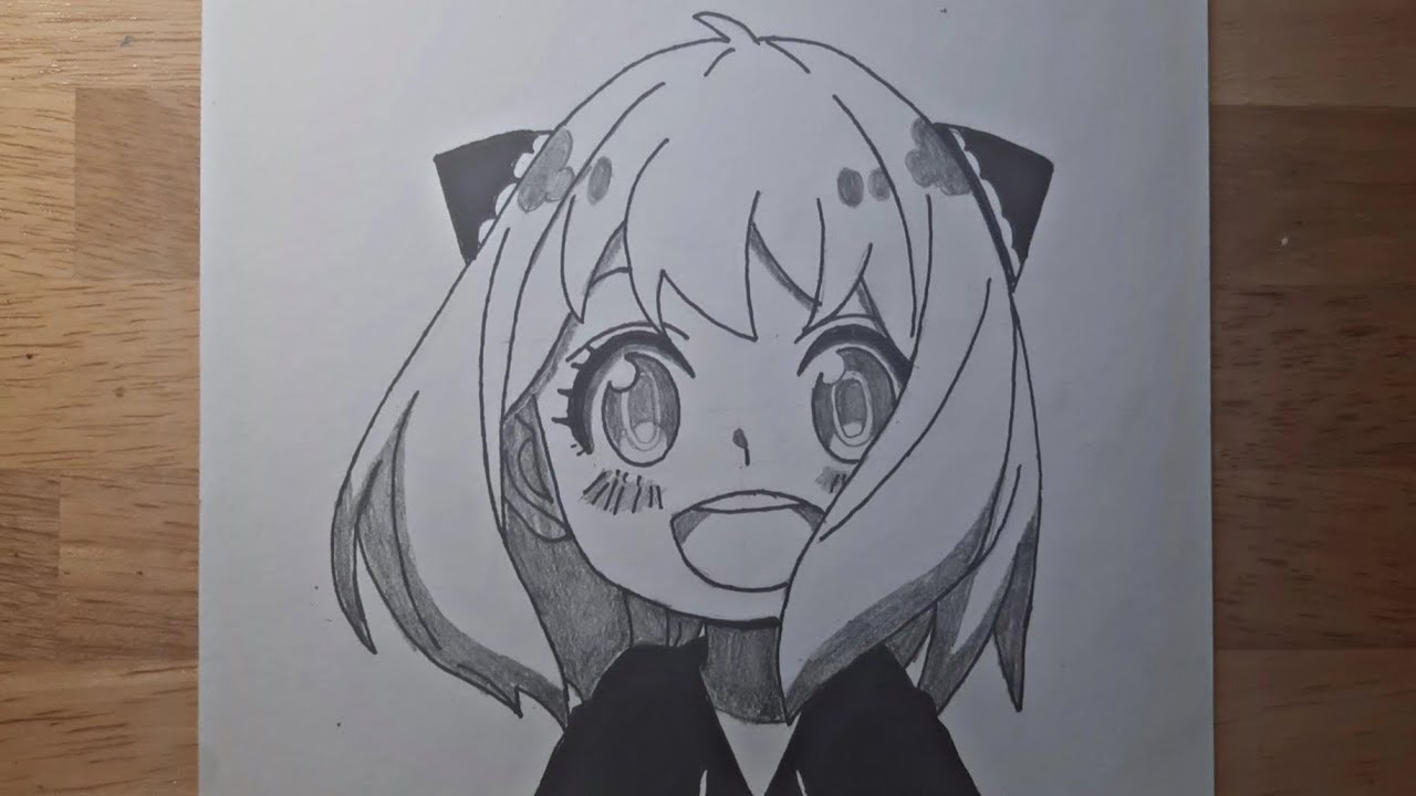 How to Draw Anya Forger – Easy Anime Drawing for Beginners | Spy x ...