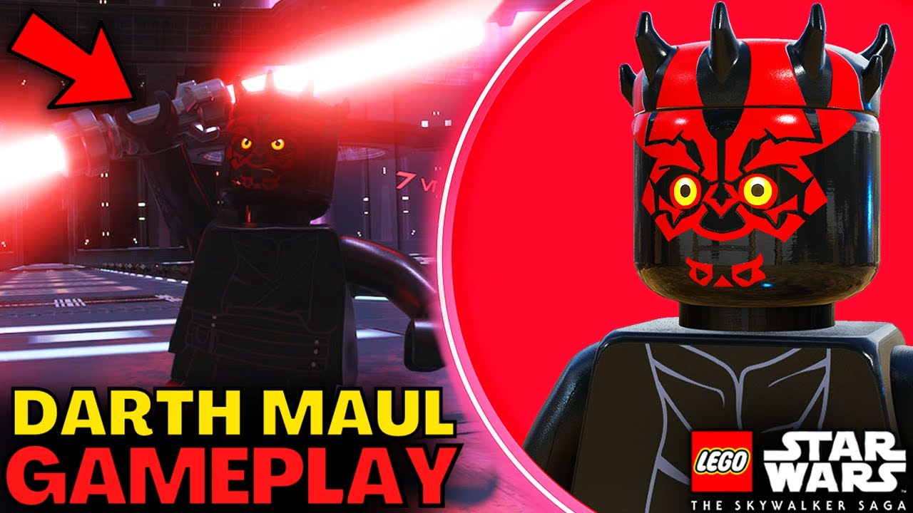 Darth Maul Gameplay in LEGO Star Wars: The Skywalker Saga! - YouTube