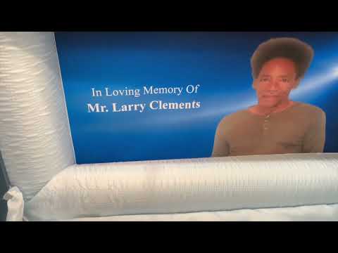 Funeral Service of Mr. Larry Clements - YouTube
