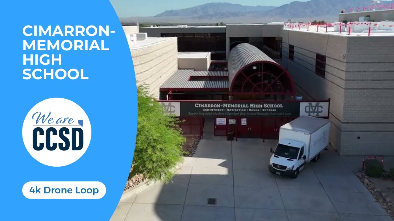 Cimarron-Memorial High School - 4k Drone Loop - YouTube