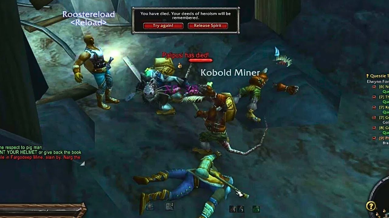 WoW HC Moment: Danger in Fargodeep Mine - YouTube