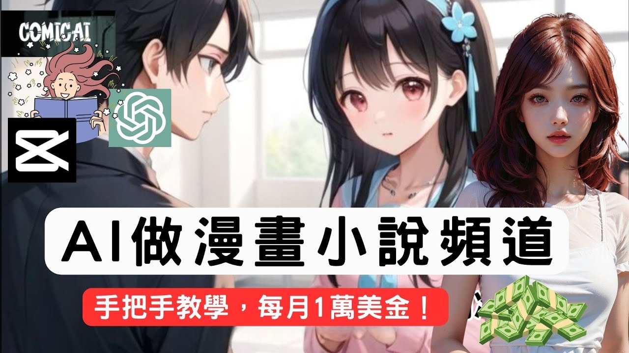 【AI做漫畫小說頻道】如何利用Comicai.Ai製作漫畫影片?，只需3個AI工具，普通人也能透過免費的 Comicai.Ai漫畫生成器賺錢!不露臉，悄悄在家賺美金！ - YouTube