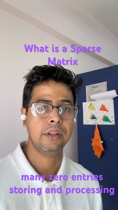 What is a Sparse Matrix - YouTube