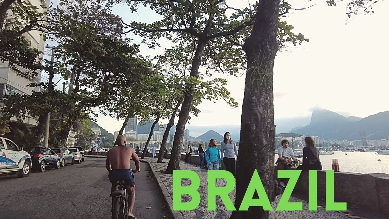 Rio de Janeiro, Brazil 🇧🇷 Evening bike ride - YouTube