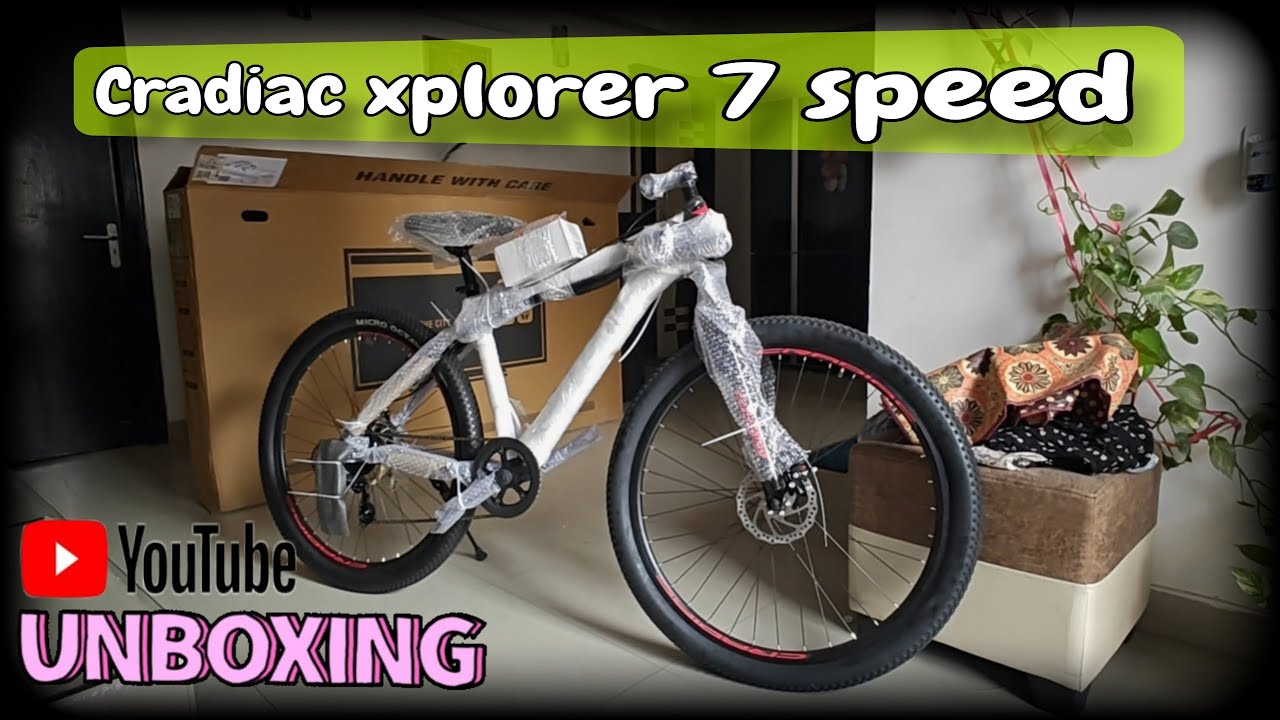 Cradiac xplorer 7 speed mtb cycle #cradiac #cycle @cjmehta - YouTube