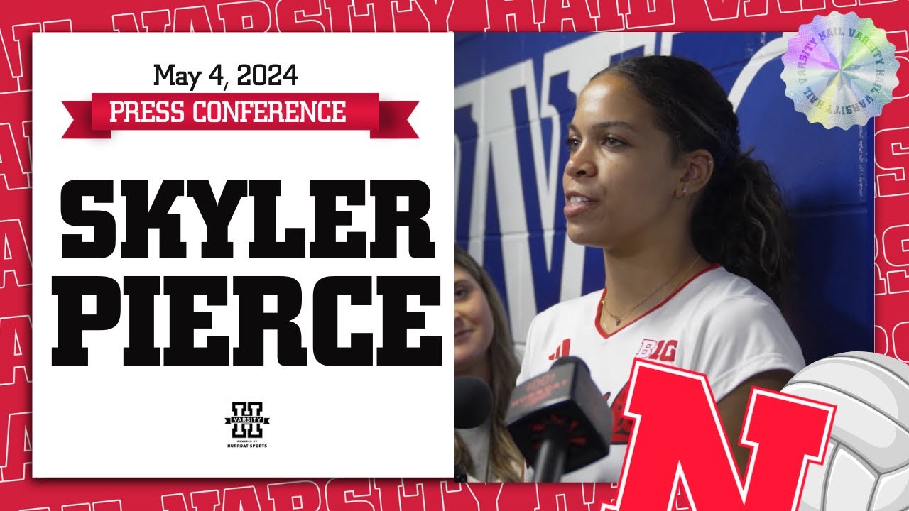 Skyler Pierce Speaks Following Husker Volleyball Debut | May 4, 2024 ...
