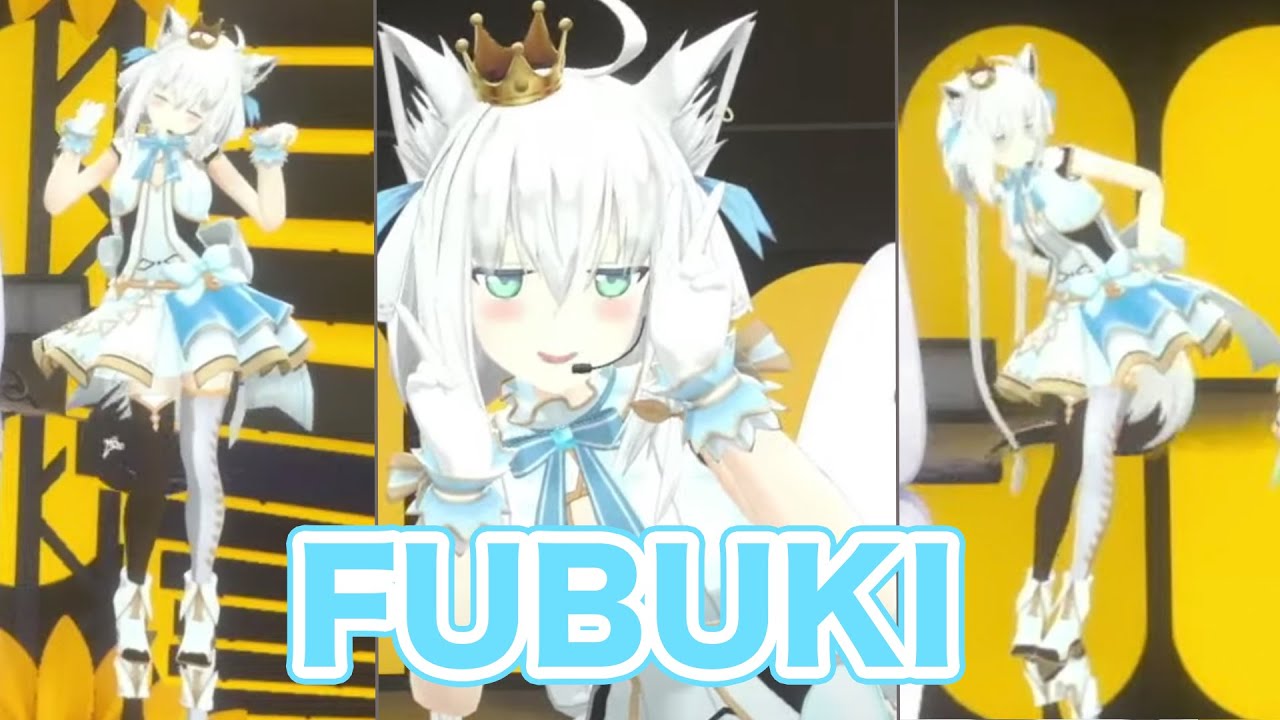 Fubuki's cute gestures - YouTube