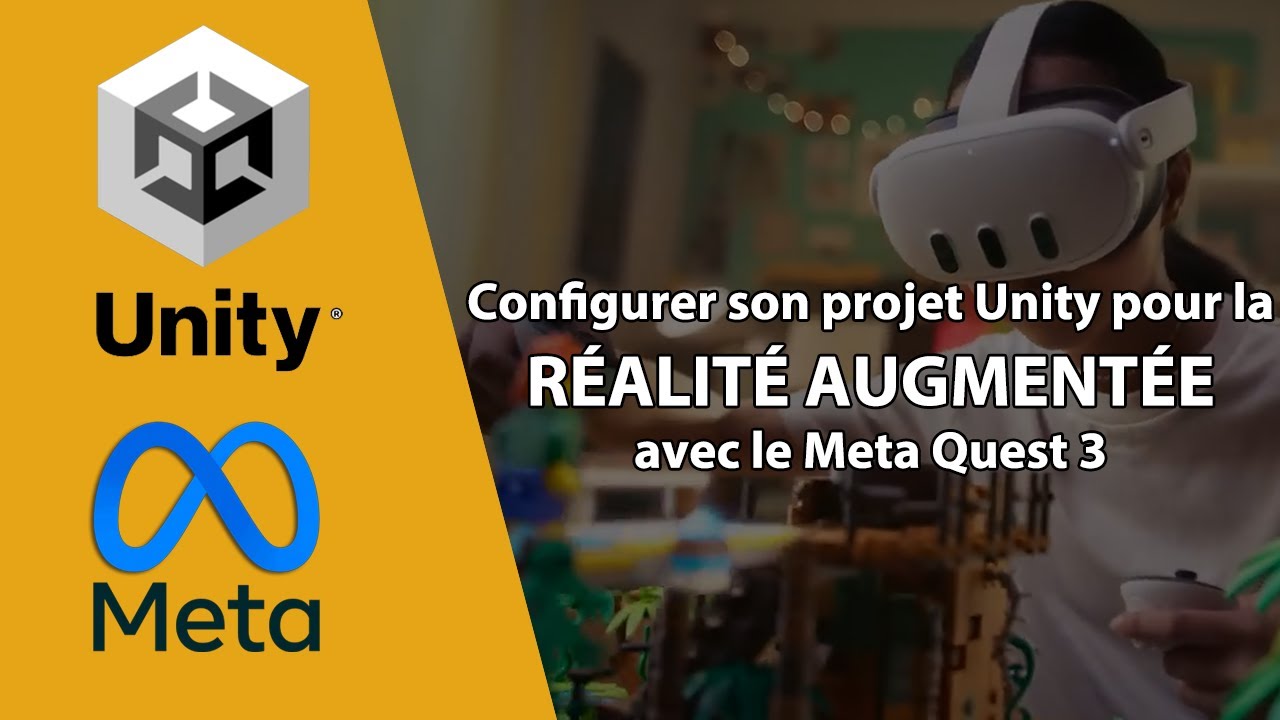 Configuration d'un projet Meta XR avec Unity - YouTube