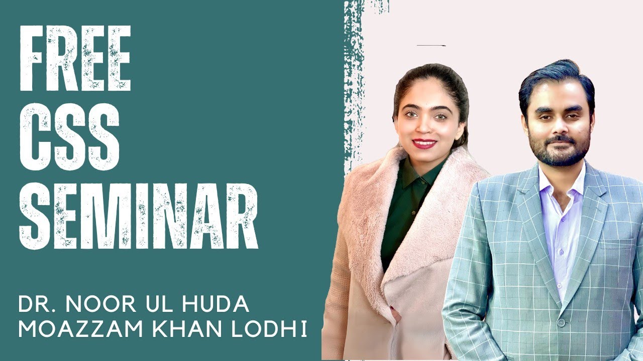 Acing CSS in 1st Attempt? Secrets by Sir Moazzam Lodhi | Dr. Noor ul ...