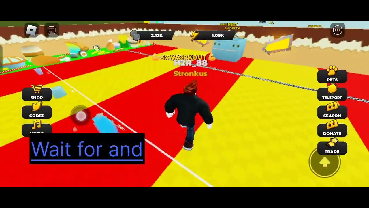 Roblox STRONG SIMULATOR SUBSCRIBE AND LIKE AND SHARE - YouTube