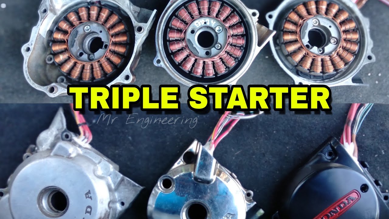 Cara pasang ACG Starter Di Keluarga GL, MP, Tiger - YouTube