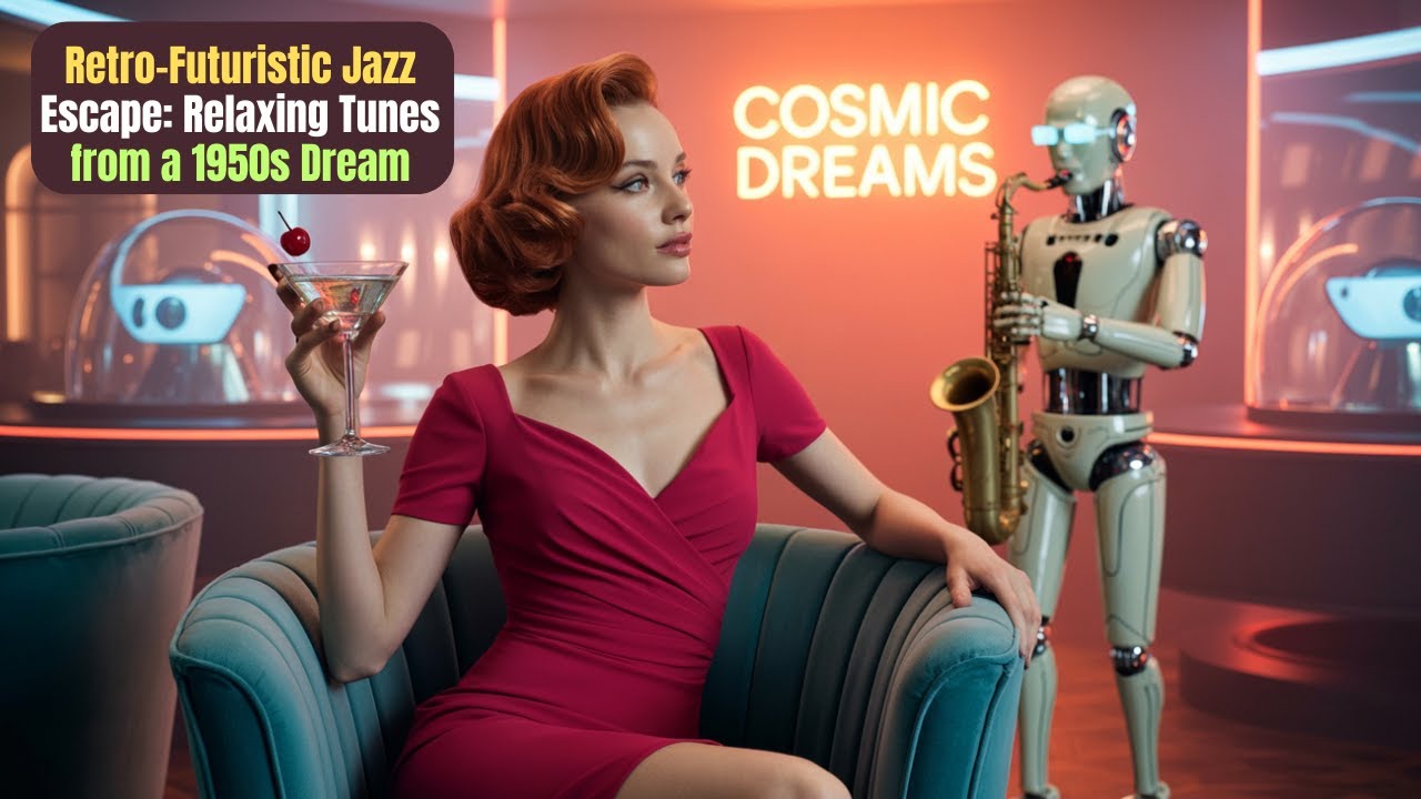 Retro-Futuristic Jazz Escape:Relaxing Tunes from a 1950s Dream # ...