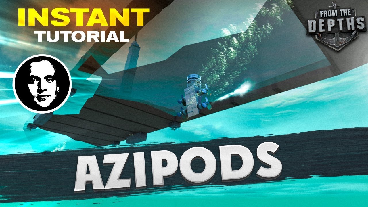 How to build Azipods (Propellers on Spinblocks) - From The Depths ...