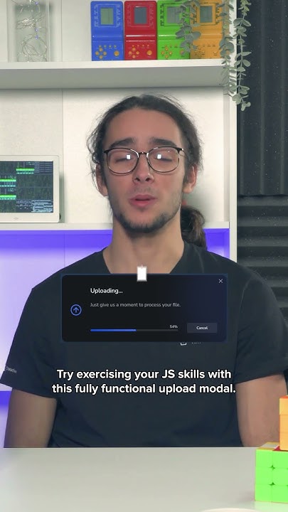 How to create an Upload Modal in CSS & Javascript - YouTube