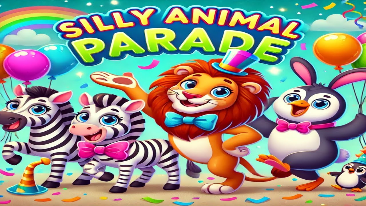 🎉 Silly Animal Parade 🎶 | Fun and Colorful Adventure for Kids! - YouTube