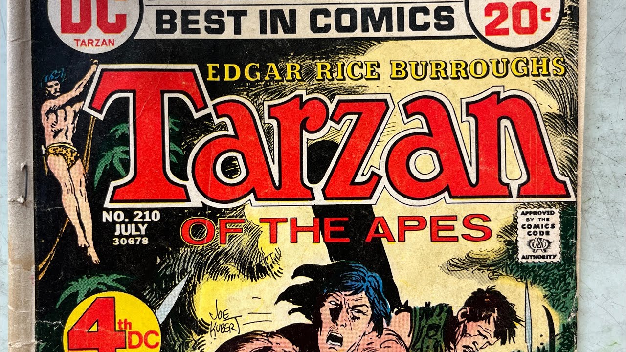 Tarzan - Joe Kubert - a Master Artist? - YouTube