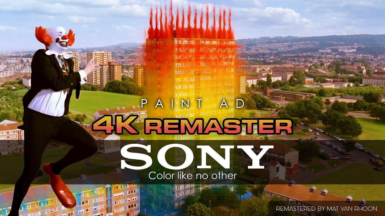 Sony Bravia Paint - 4K Remastered - YouTube