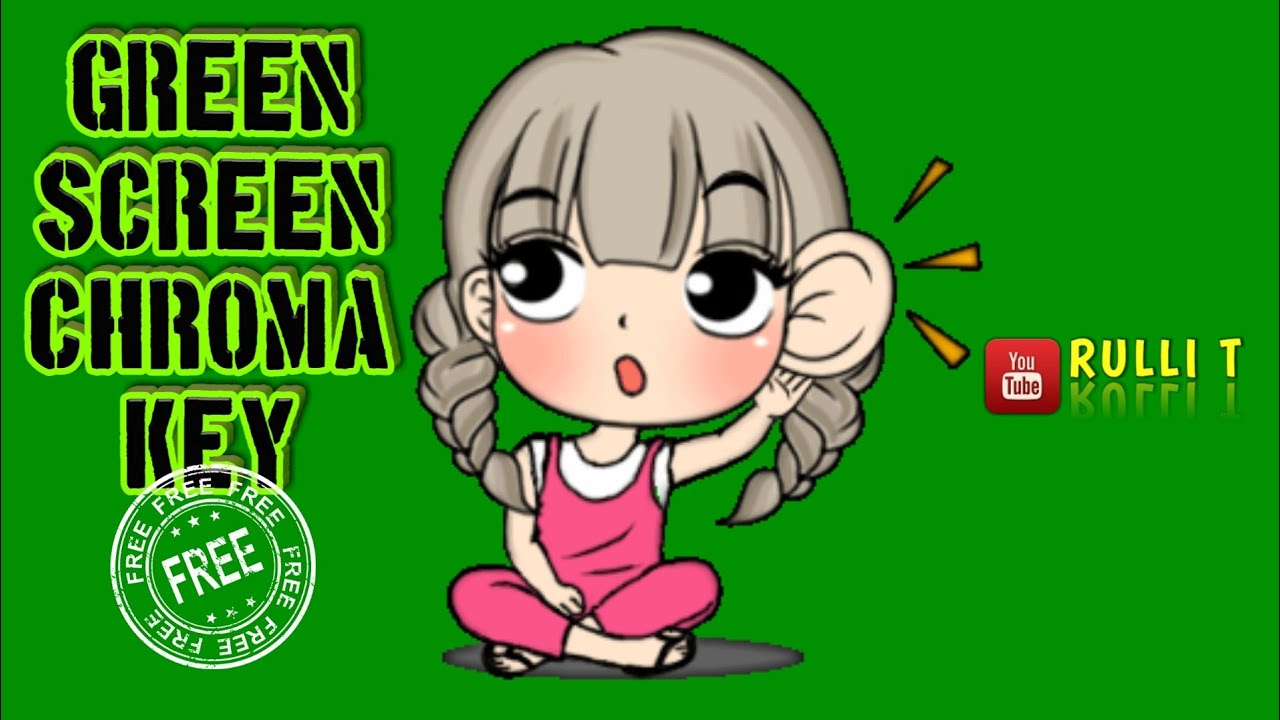 Green Screen [1080p] - EAVESDROPPING, EAR, HEAR animation 🔊 sound - YouTube