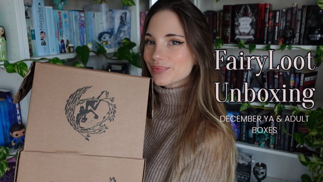 FairyLoot UNBOXING (December YA + Adult box) - YouTube