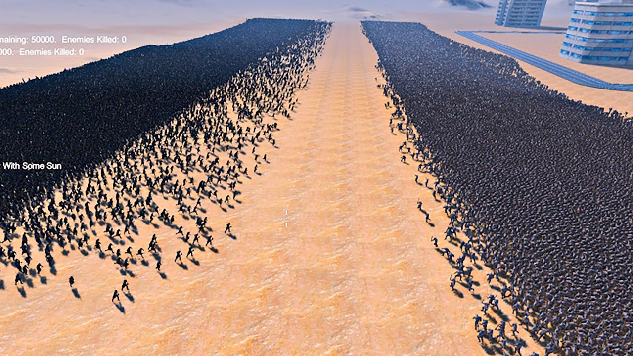 50000 GONDOR SOLDIERS vs 50000 ORCS - Ultimate Epic Battle Simulator ...
