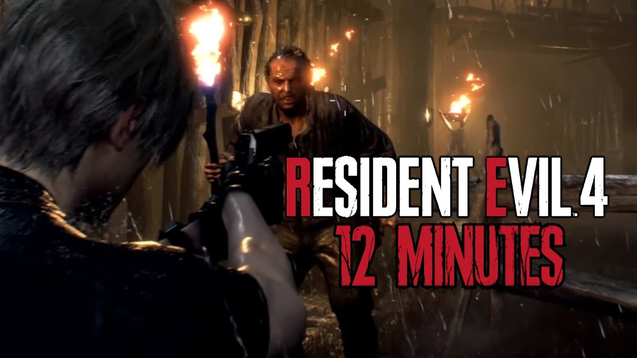 12 Minutes of NEW RE4 Remake Gameplay - YouTube