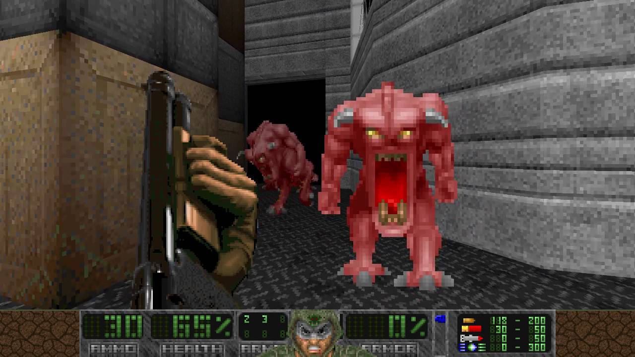 Doom WAD - Eternal Doom MAP01 (ETERNALL.wad) by Team TNT - YouTube