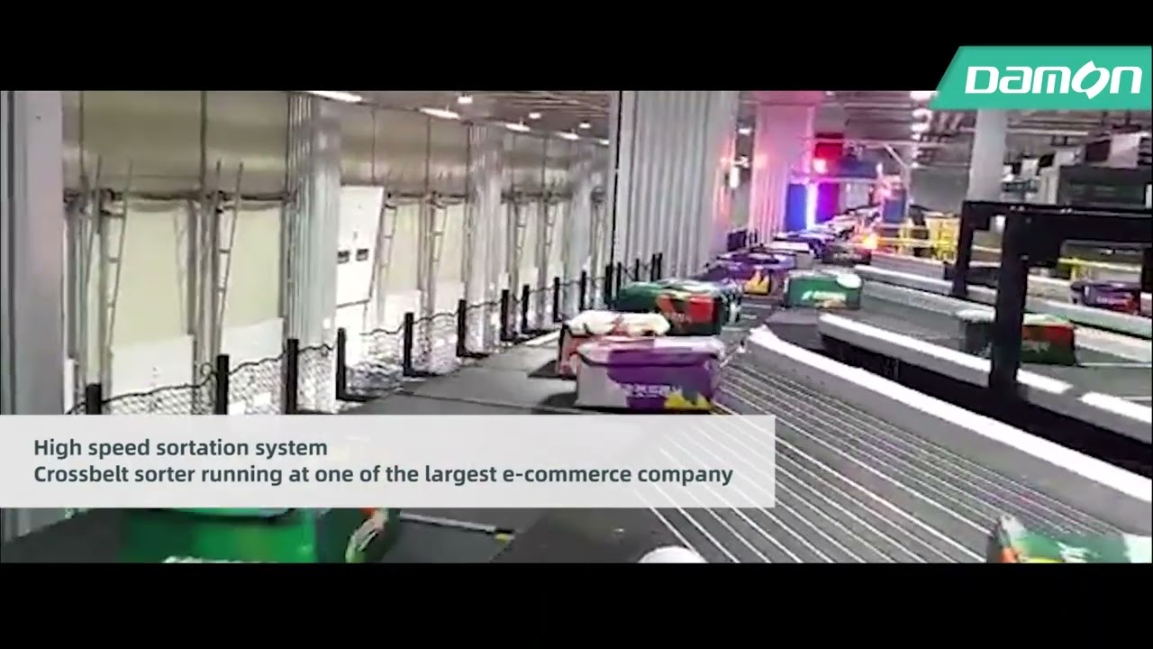 High speed sortation system - YouTube